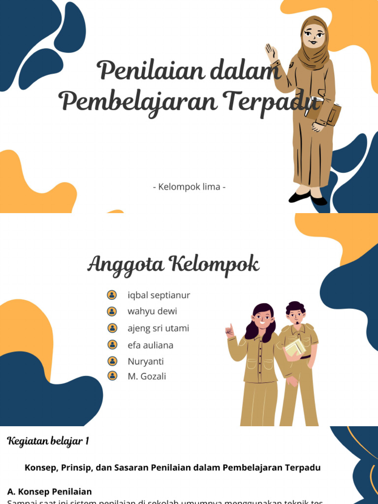 Kelompok 5 Pembelajaran Terpadu Di SD Modul 5 | PDF