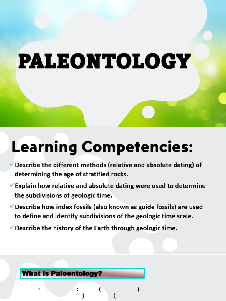 PALEONTOLOGY | PDF | Fossil | Paleontology
