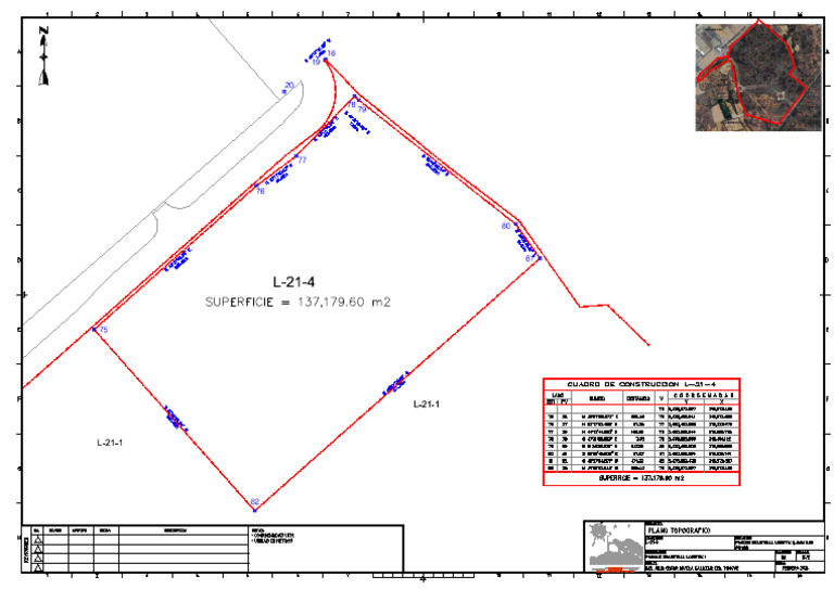 Land Survey Subdivision Plot 21 - Plot 4 | PDF
