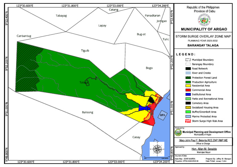 Storm Surge Overlay Zone Map Talaga | PDF