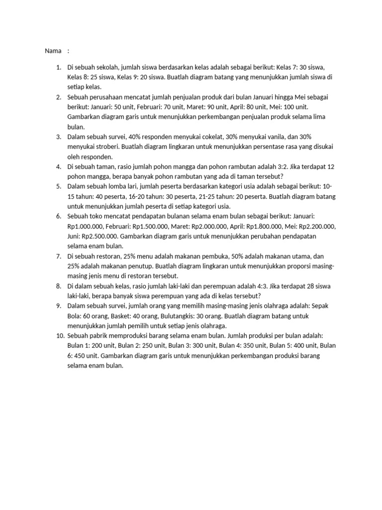 MTK Kls 6 Diagram | PDF