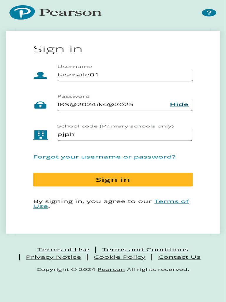 Pearson Sign in | PDF