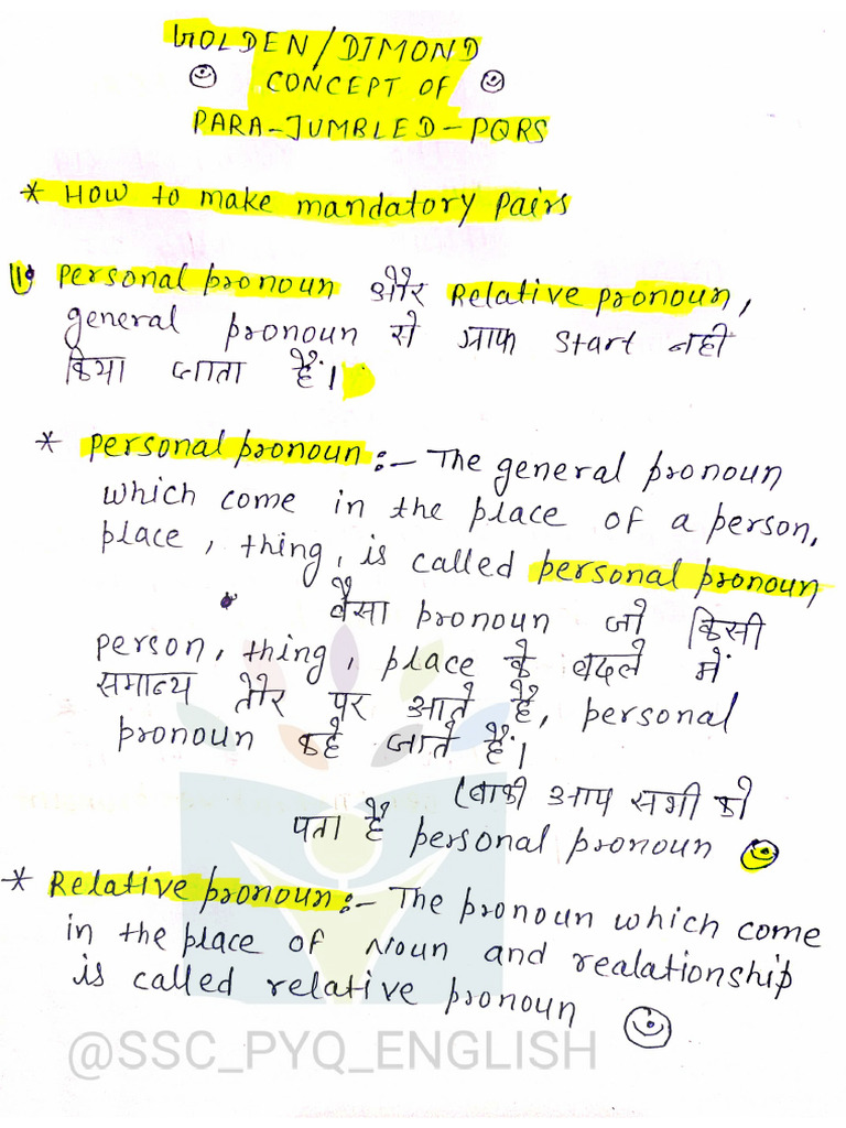 Para Jumbled Golden Concepts | PDF