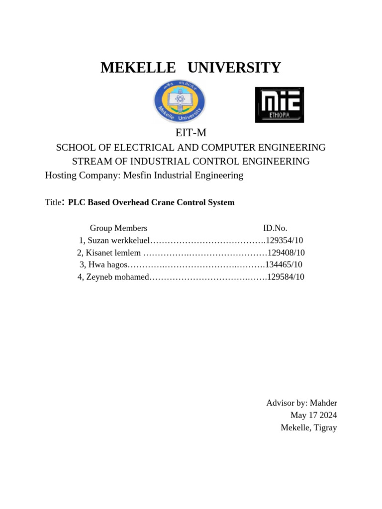 Mesfin Apparent Project | PDF | Welding | Construction