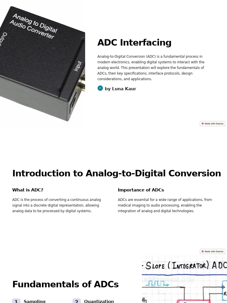 ADC Interfacing | PDF | Analog To Digital Converter | Sampling (Signal Processing)