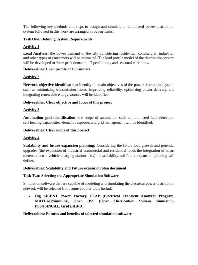 The Following Key Methods and Steps To Design and Simulate An Automated ...