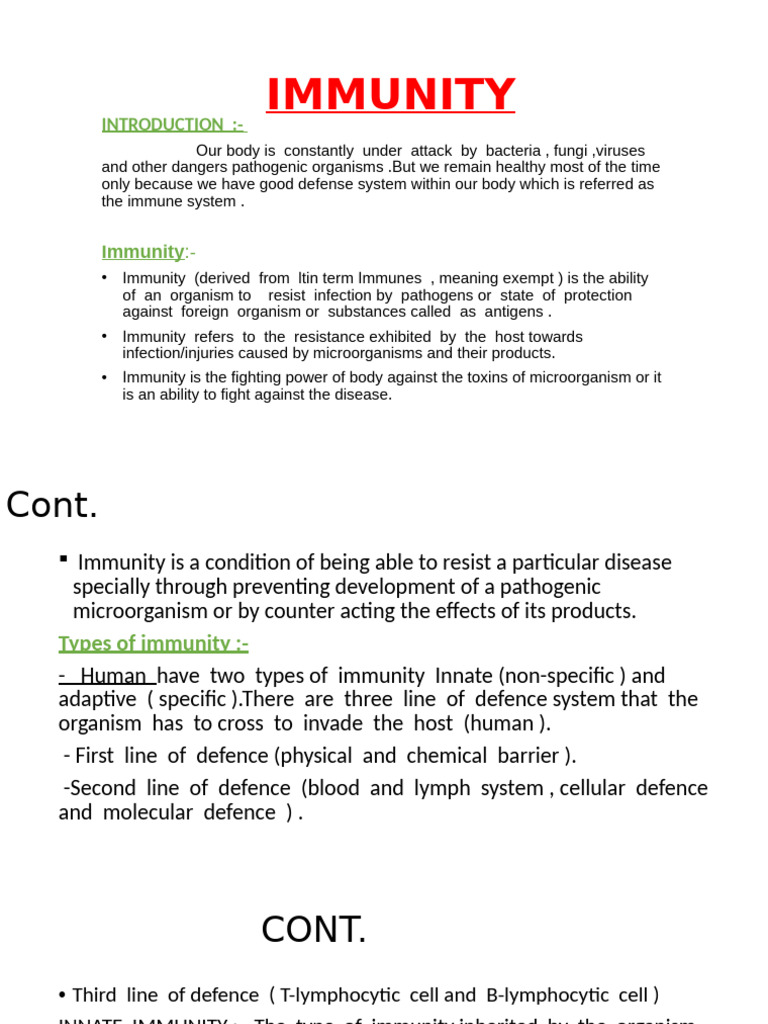 Immunity | PDF | Immune System | Adaptive Immune System