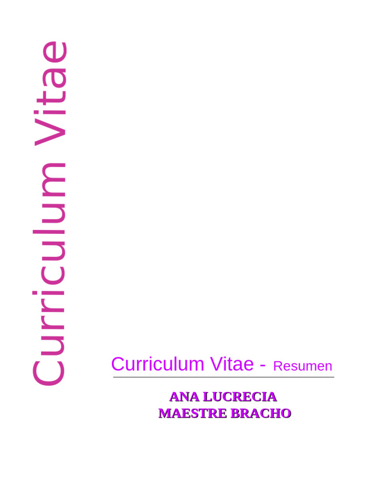 Curriculum Ana Maestre | PDF