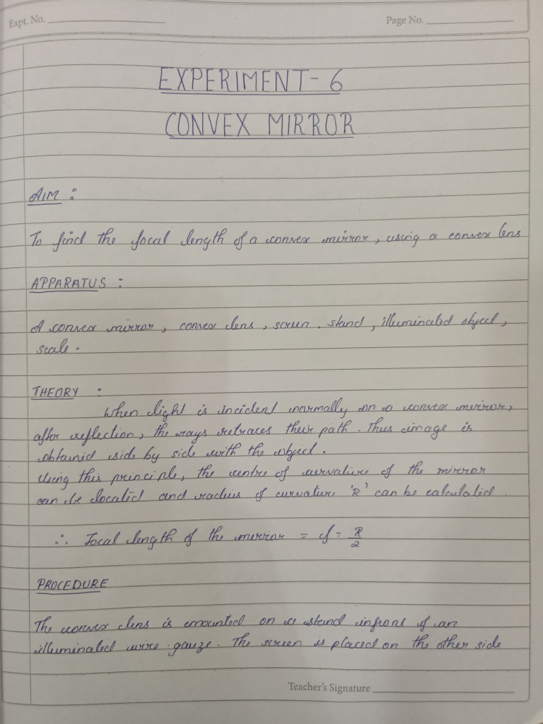 Experiment 6 and 7 | PDF