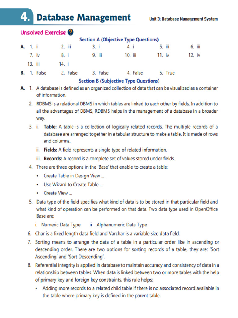 IT Part B (Unit 3) CH 4 and CH 5 | PDF