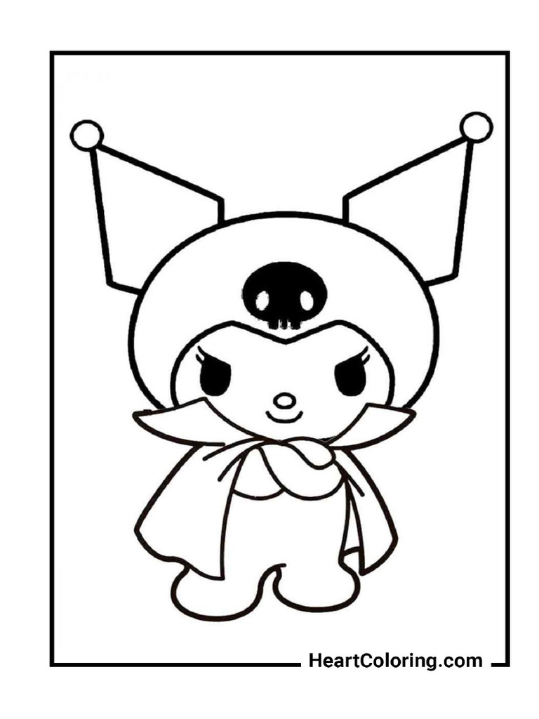 194 Kuromi Coloring Pages | PDF