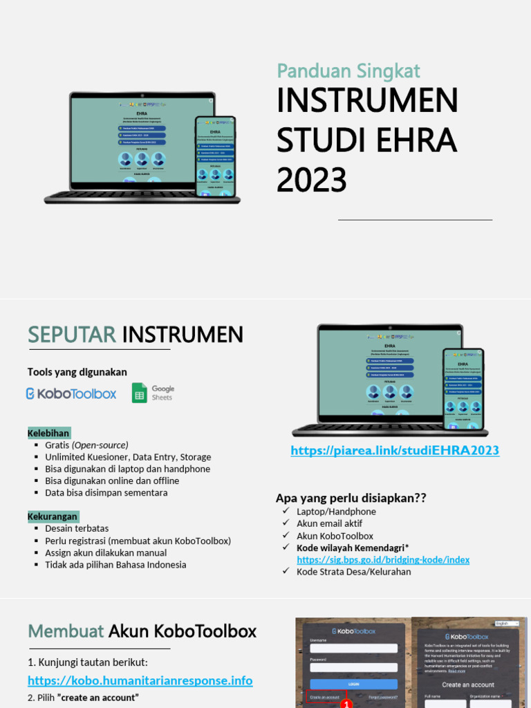 Panduan Lengkap Studi EHRA 2023 | PDF