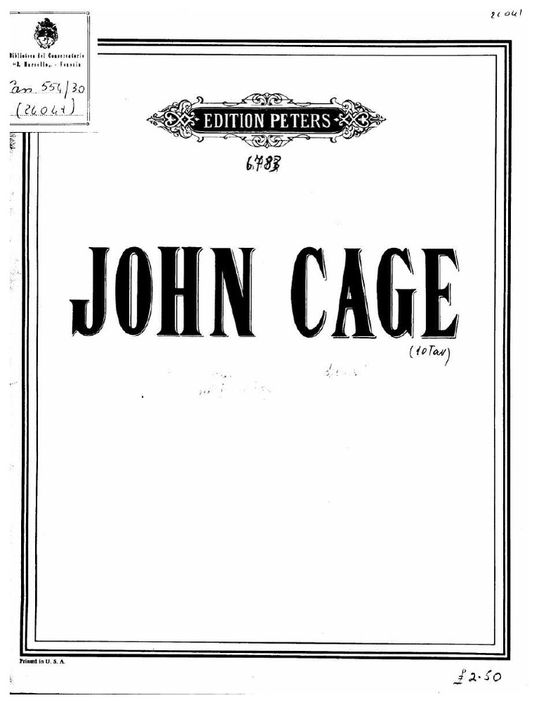 John Cage Radio Music | PDF