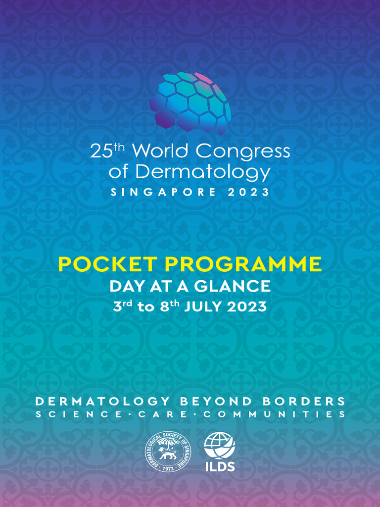 WCD 2023 Pocket Programme Info 11 | PDF | Dermatology | Psoriasis