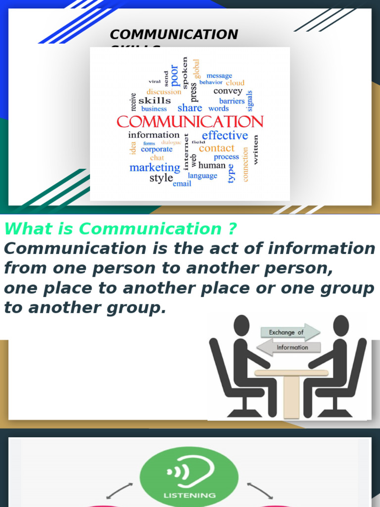Communication Skills | PDF