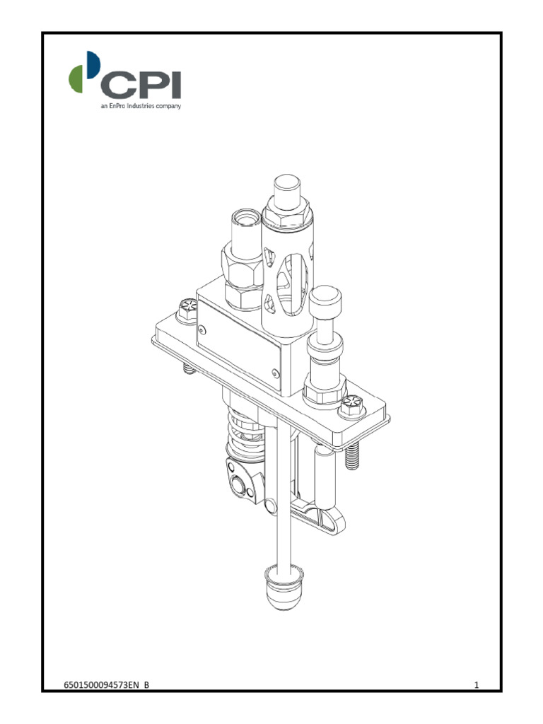 Cpi Lube LP Model P55 Install | PDF | Pump | Personal Protective Equipment