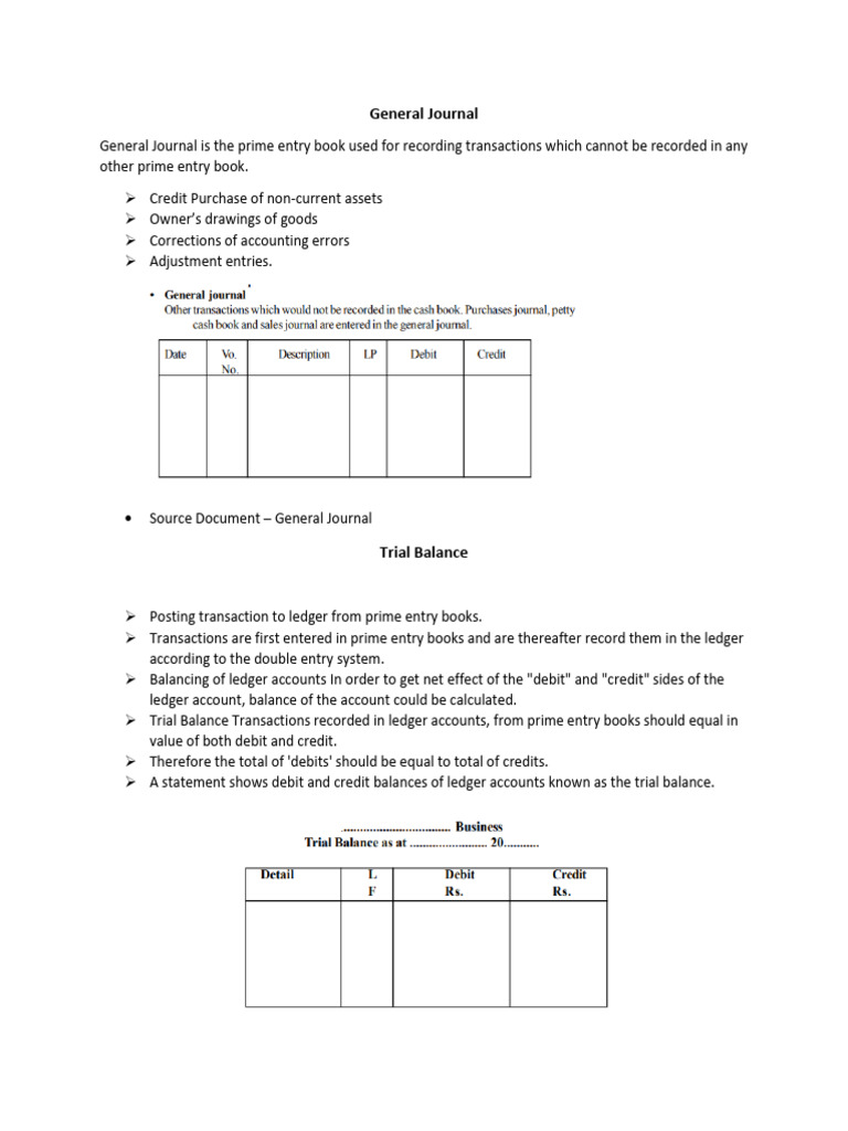 General Journal | PDF | Debits And Credits | Financial Economics
