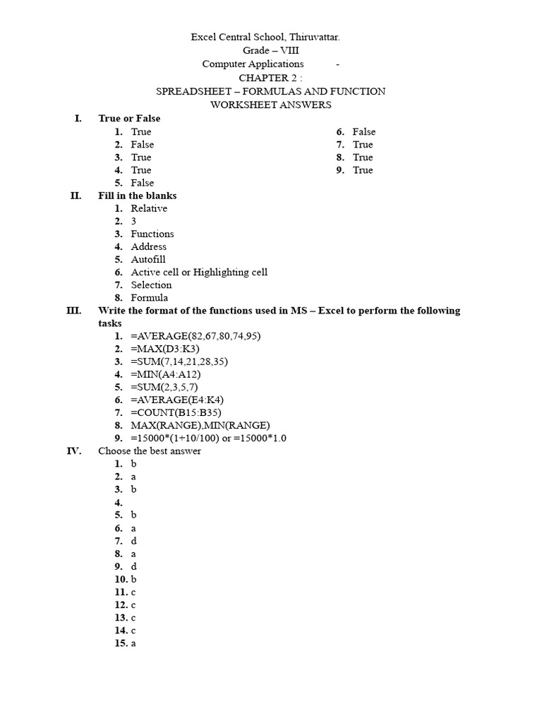 Analyzing Data with Excel Functions | PDF | Spreadsheet | Microsoft Excel