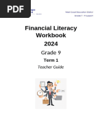 Grade 9 Financial Literacy Term 1 Cash Receipts Journal Study Notes | PDF
