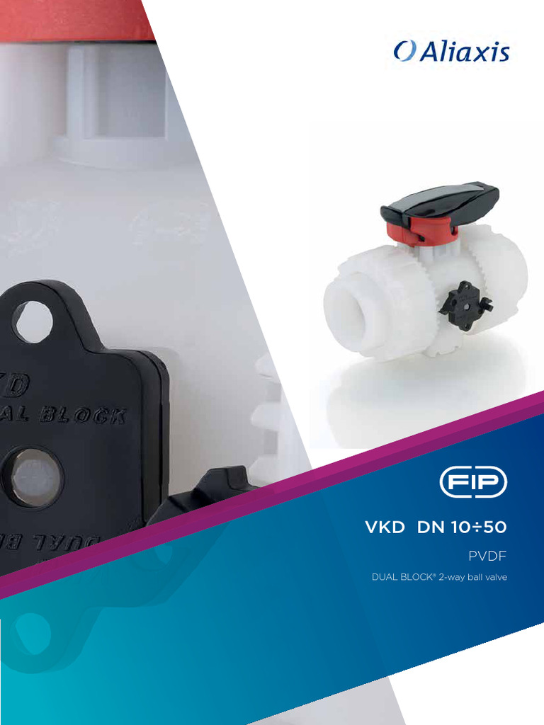 Ps Doc Technical Handbook Fip Valve VKD 16 63 PVDF en | PDF | Valve | Nut (Hardware)