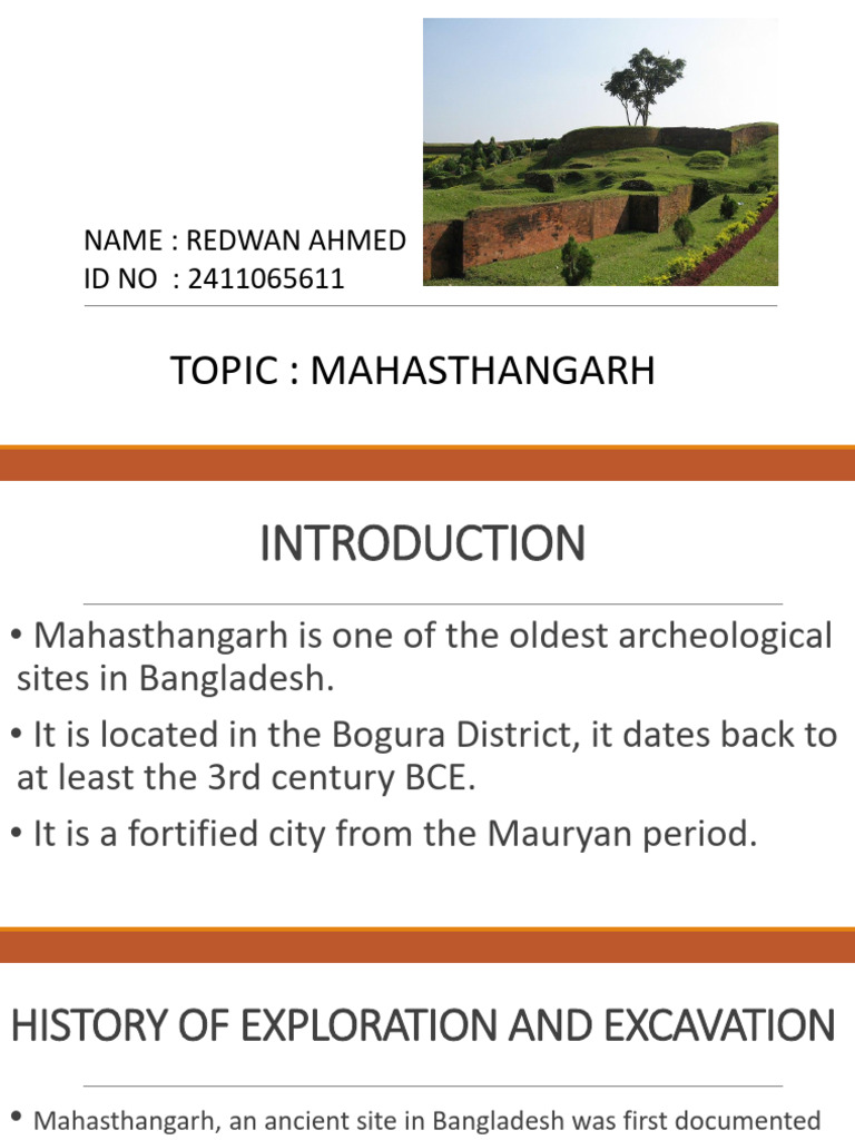 Mahasthangarh Presentation | PDF
