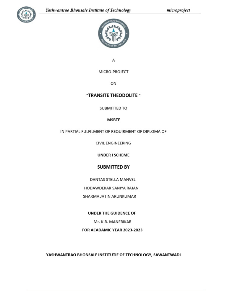 Asu Micro 2023 | PDF | Surveying