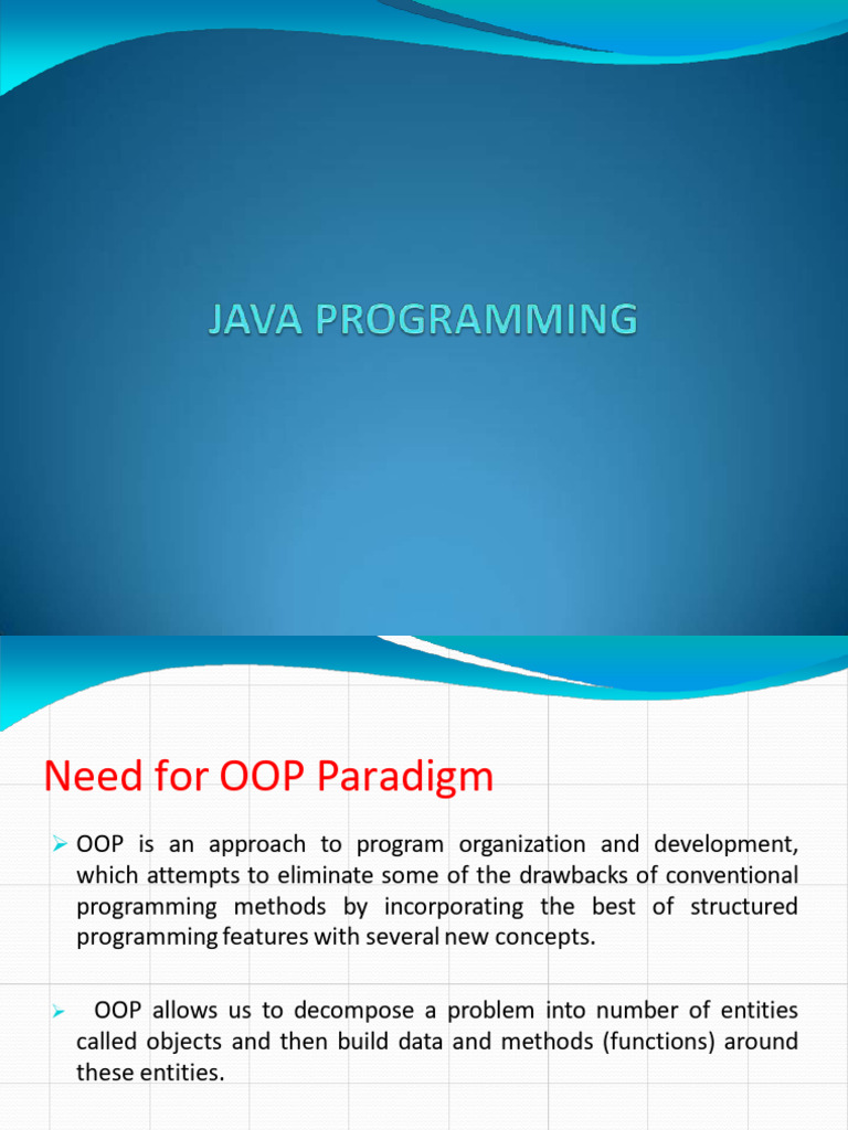 Java PPT Ib | PDF | Inheritance (Object Oriented Programming) | Class (Computer Programming)