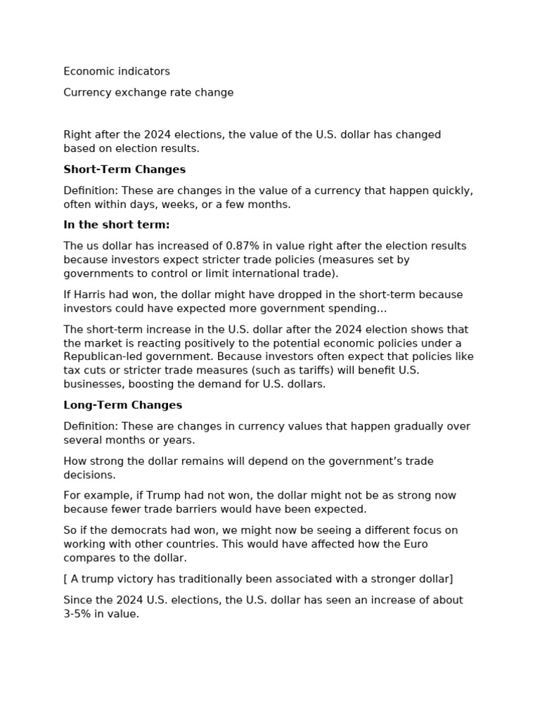 Economic Indicators | PDF