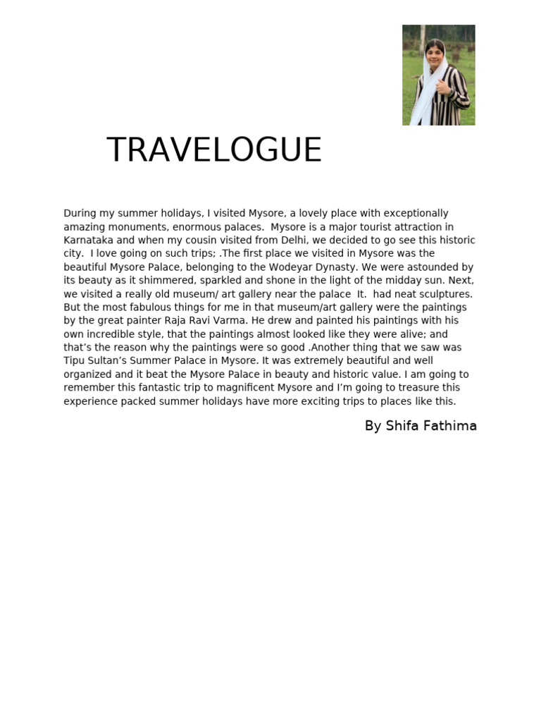 Travelogue | PDF