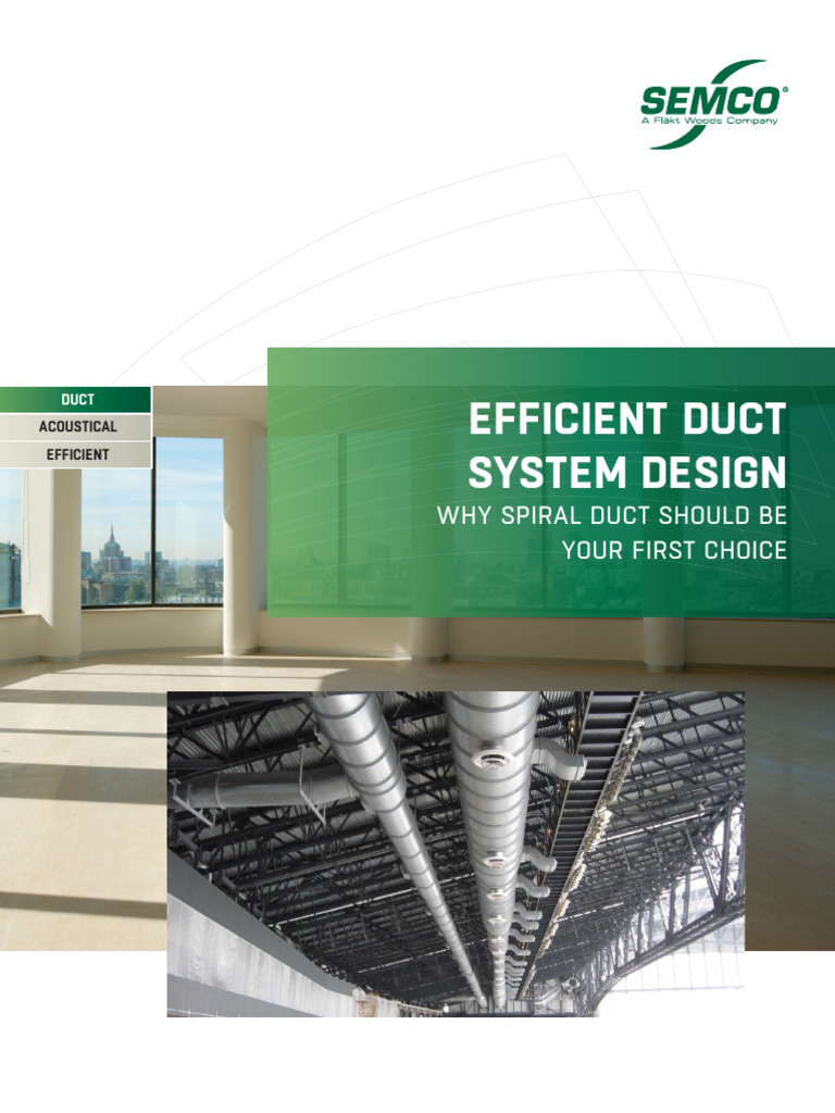 1864SEMCO Efficient Duct System Design Brochure | PDF | Duct (Flow ...