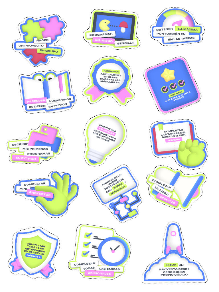 Color Stickers M1 | PDF
