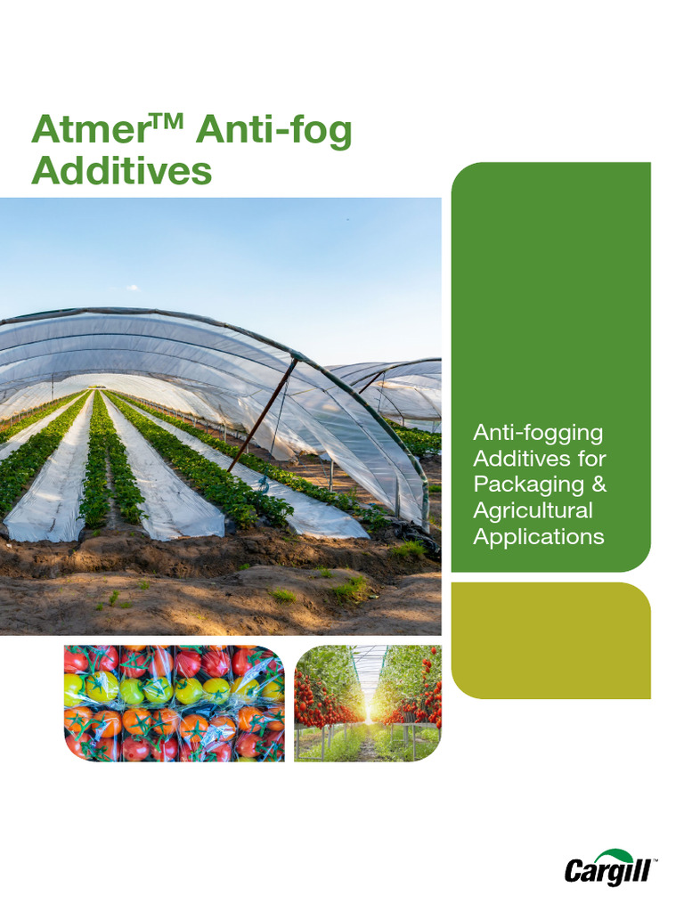Cargill Atmer Anti-Fog Brochure v2 2024 | PDF | Polyethylene | Fog