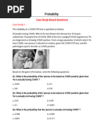 CLASS 12 - Probability Case Studies - KST STUDY POINT | PDF