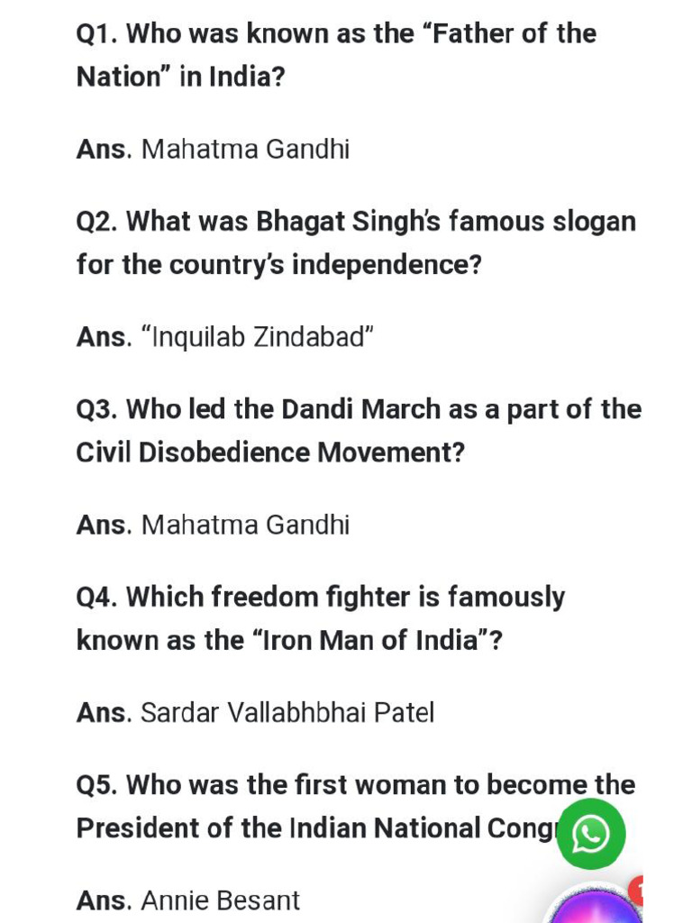 GK Competition 1 | PDF