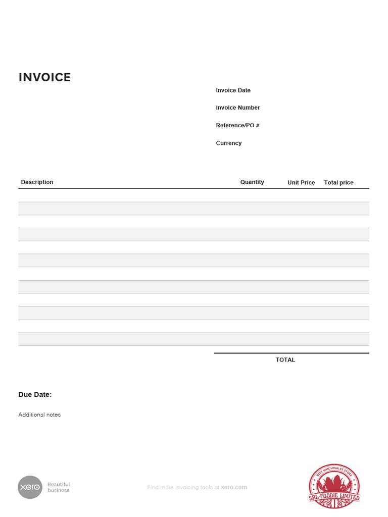 Invoice Template Hussain - PDF - DocHub | PDF | Business Documents ...