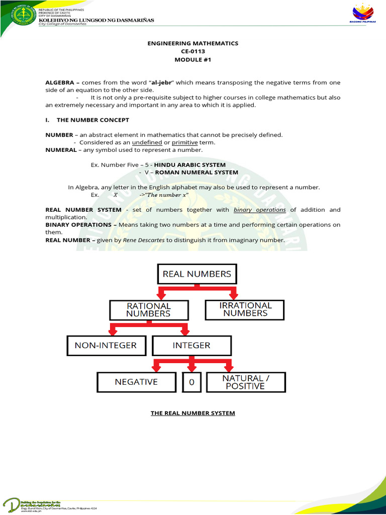 Module - 1 Engineering Mathematics | PDF | Numbers | Factorization