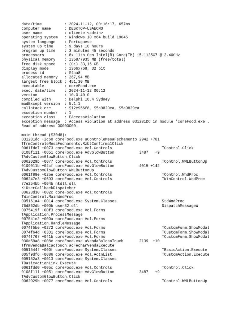 Bugreport | PDF | Postgre Sql | Operating System Families
