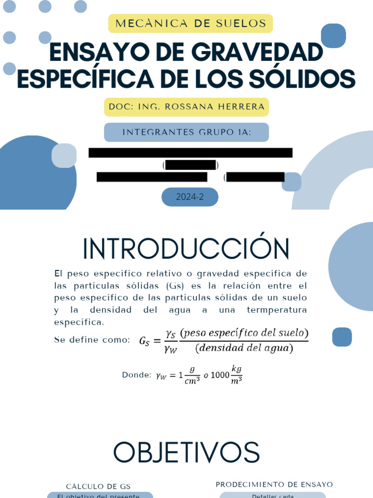 Cálculo de Gravedad Específica en Suelos | PDF | Arcilla | Minerales