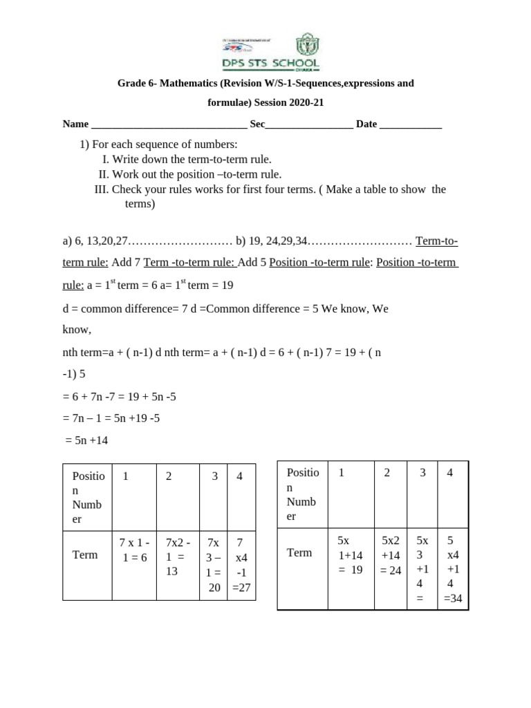 Answer Key-Revision Worksheet - 1 | PDF | Fahrenheit | Mathematical Objects