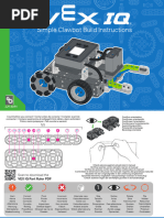 VEX IQ BaseBot Build Instructions | PDF | Vehicle Technology | Wheel
