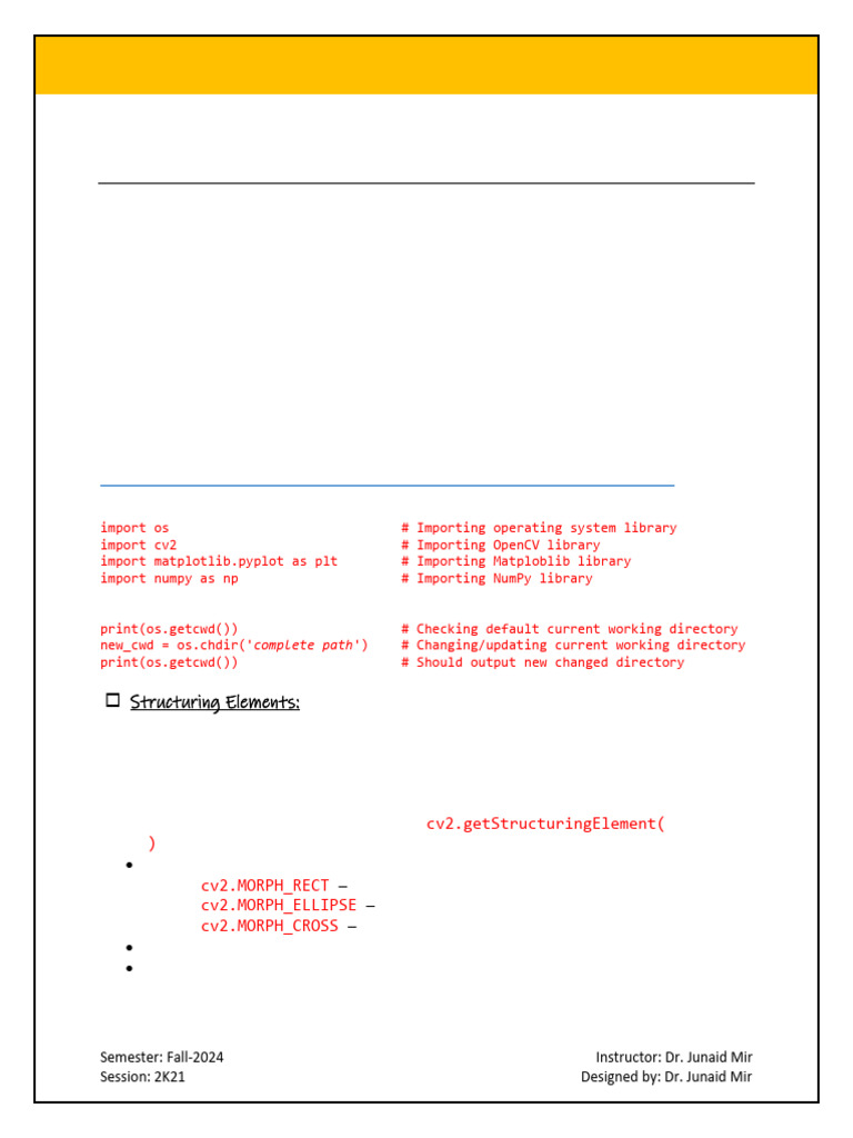 Lab 09n10 Morphological Image Processing | PDF | Parameter (Computer Programming) | Imaging