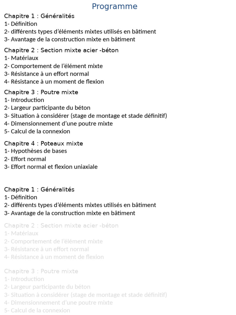 Construction Mixte | PDF | Béton armé | Résistance des matériaux