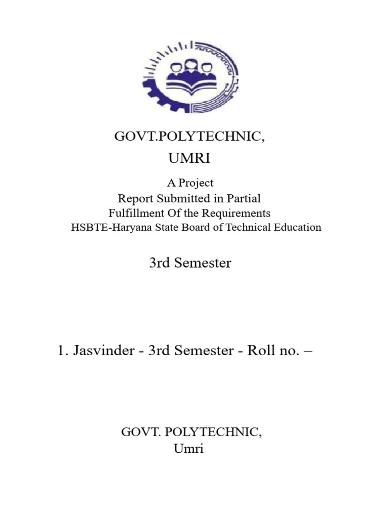 Govt - Polytechnic,: 3rd Semester | PDF | Computing | Computer Engineering