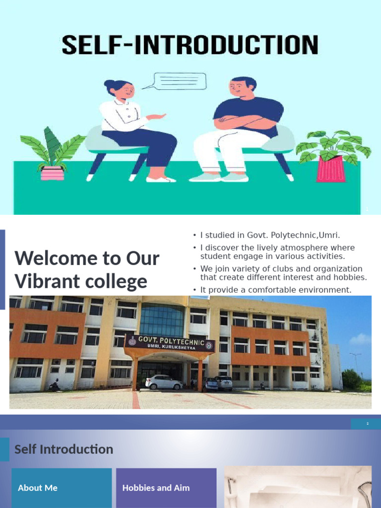 Self Introduction | PDF