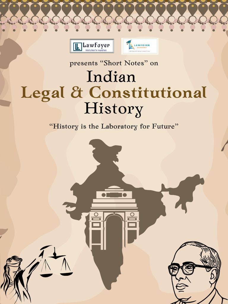 Indian Legal & Constitutional History Notes | PDF | Political Law ...