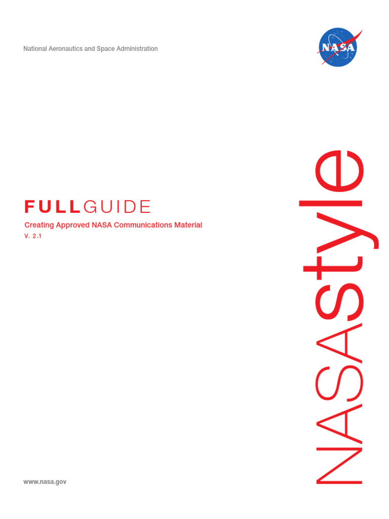 NASA Style Guide v2.1 | PDF | Helvetica | Arial