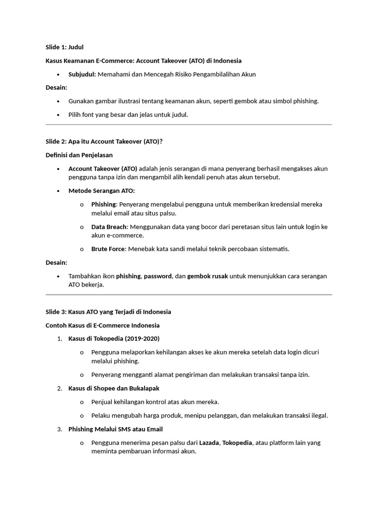 Kasus Keamanan E-Commerce | PDF