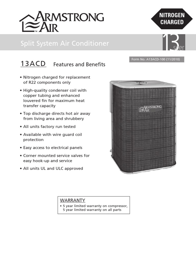 Armstrong Air | PDF | Air Conditioning | Heating, Ventilating, And Air ...