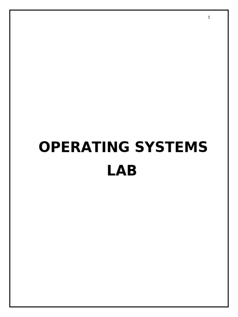 Os Lab | PDF | Computing | Computer Programming Os Lab | PDF | Computing | Computer Programming