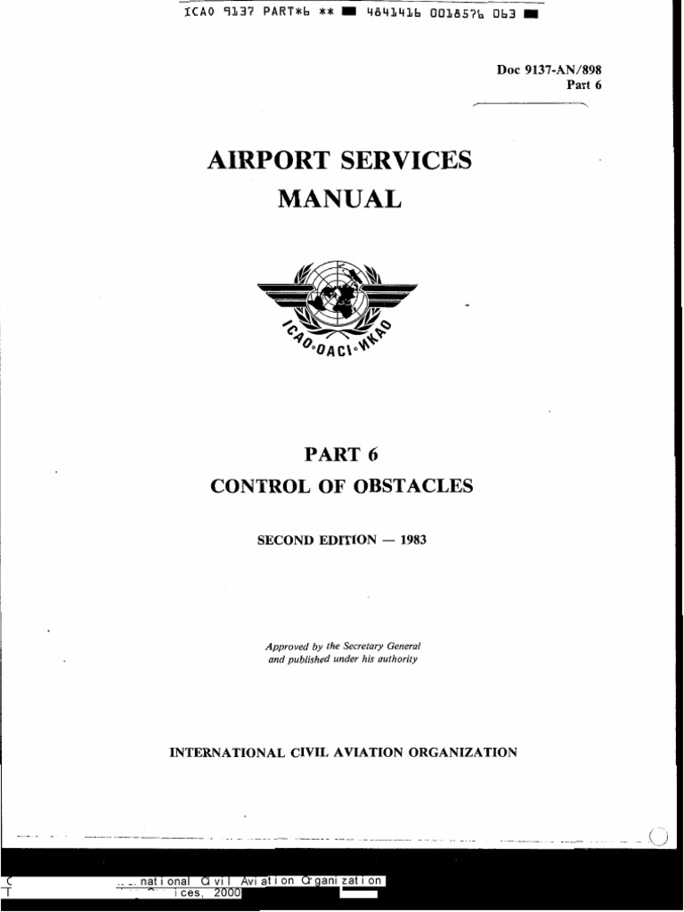 9137 p6 Control of Obstacles Imaginary Surfaces | PDF | Aviation Safety ...